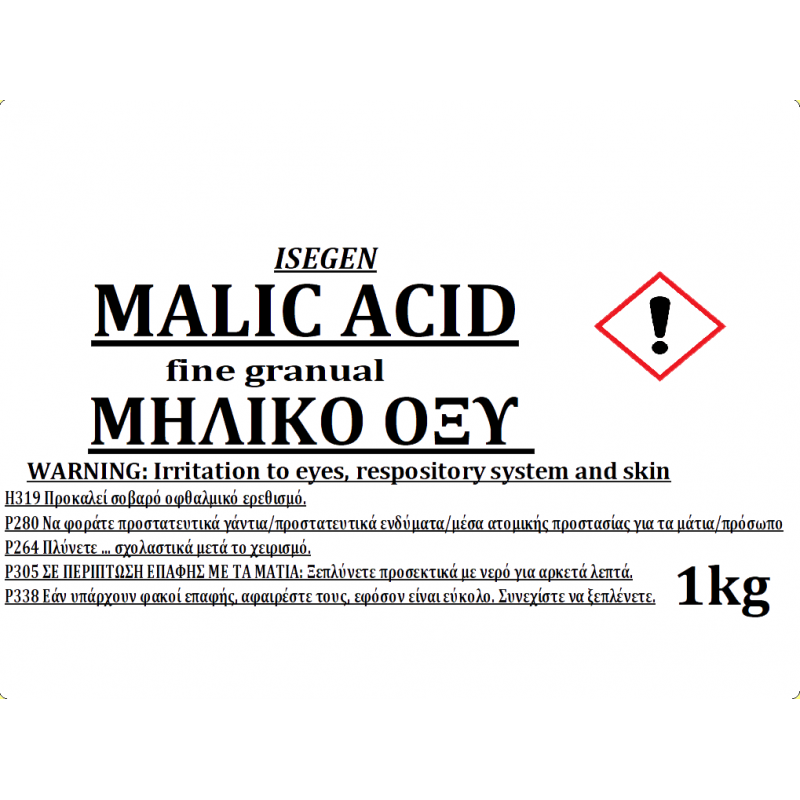 Malic acid anhydrous Size 1 Kg