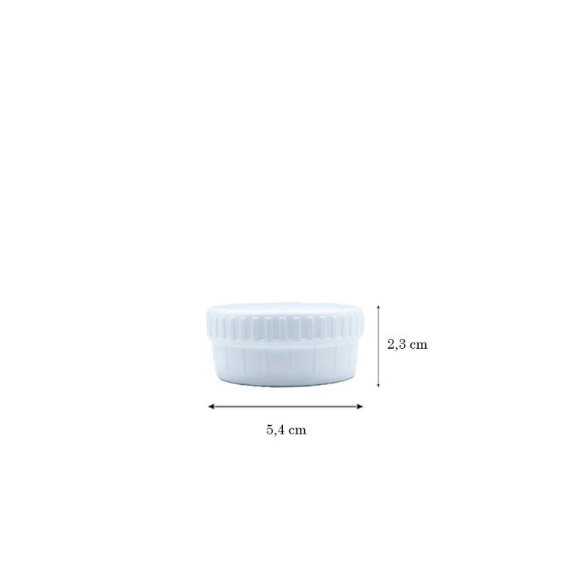 Plastic Jar White 25 ml Items 1 item