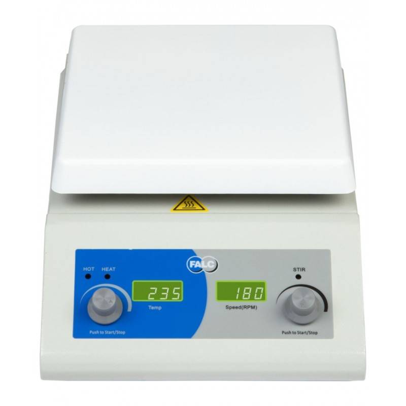 Aluminum Stirrer with heating FALC F600 | Manis Chemicals